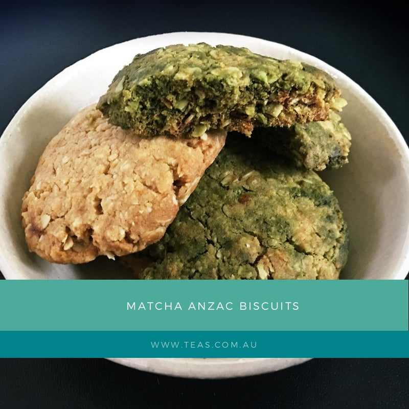 Matcha Anzac Biscuits– Teas.com.au
